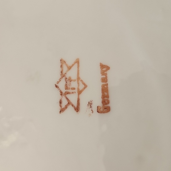 Dining | Vintage Ipf Germany Hand Painted Flower Design Large Platter ...